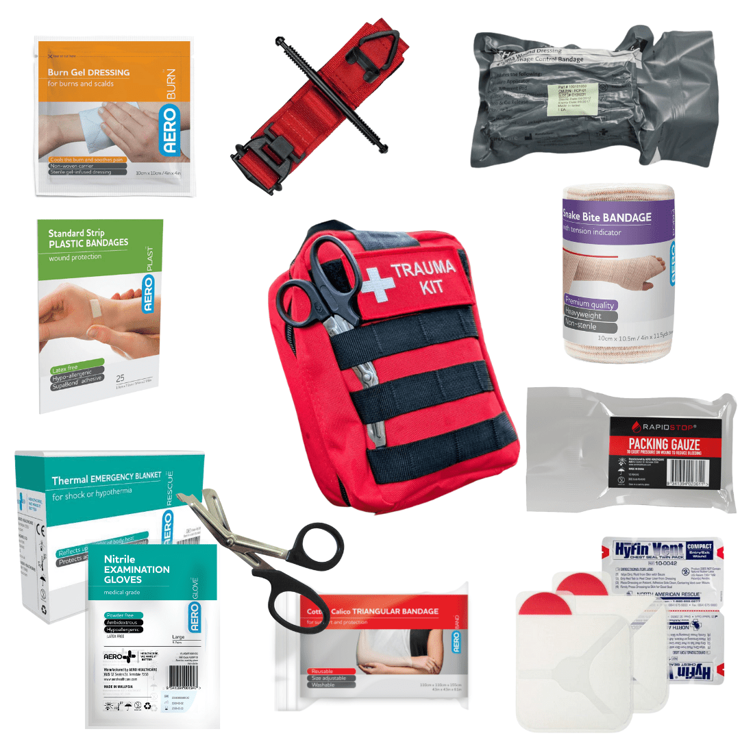 Assurance Trauma First Aid Kit Severe Bleeding Public Emergency ...