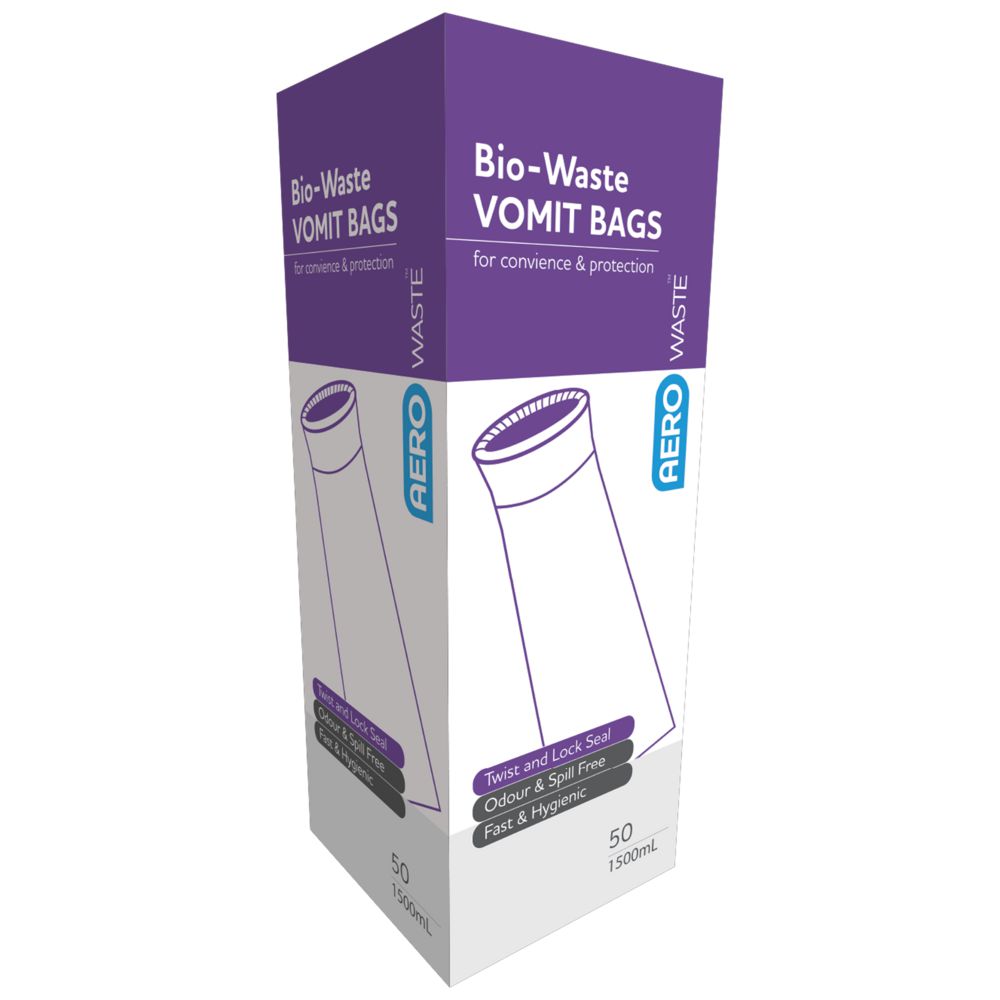 Bio-Waste Vomit Bag 1500ml | First Aid supplies for car sick kids ...