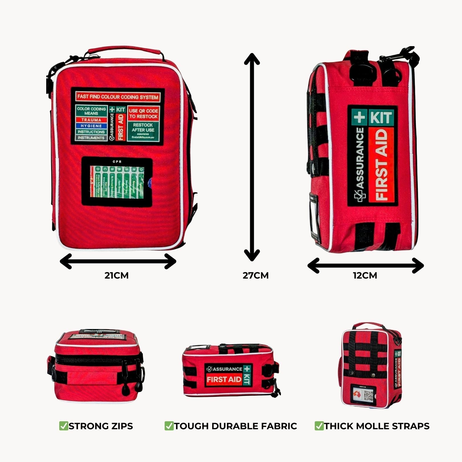 Assurance Family First Aid Kit For Everyday Household Injury ...
