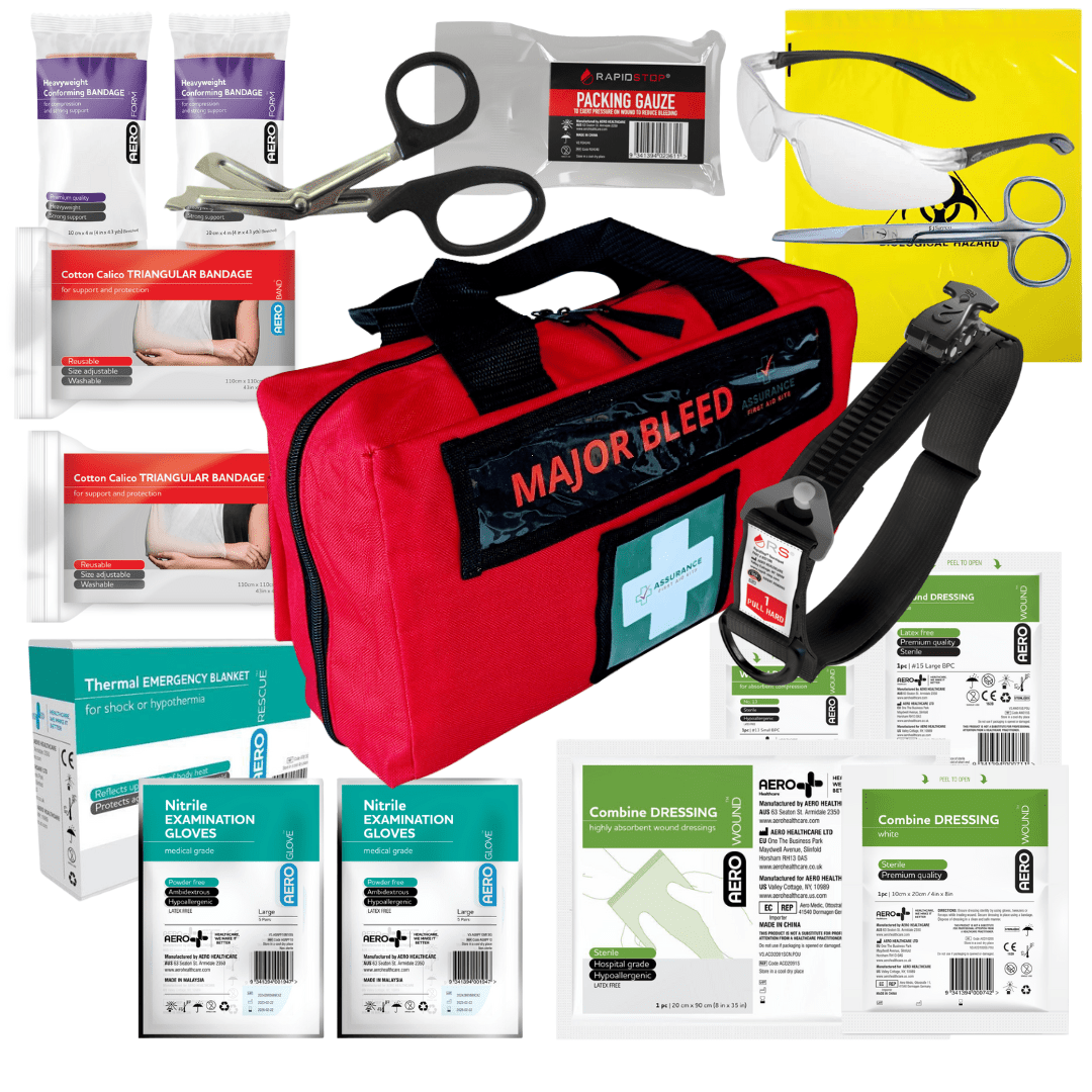 Major Bleed First Aid Kit-Assurance Stop the Bleed Trauma Medical Kit ...