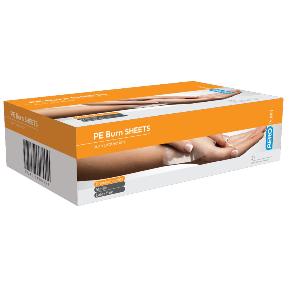 Polyethylene Burn Sheet 10 x 10cm SINGLE – Assurance First Aid Kits