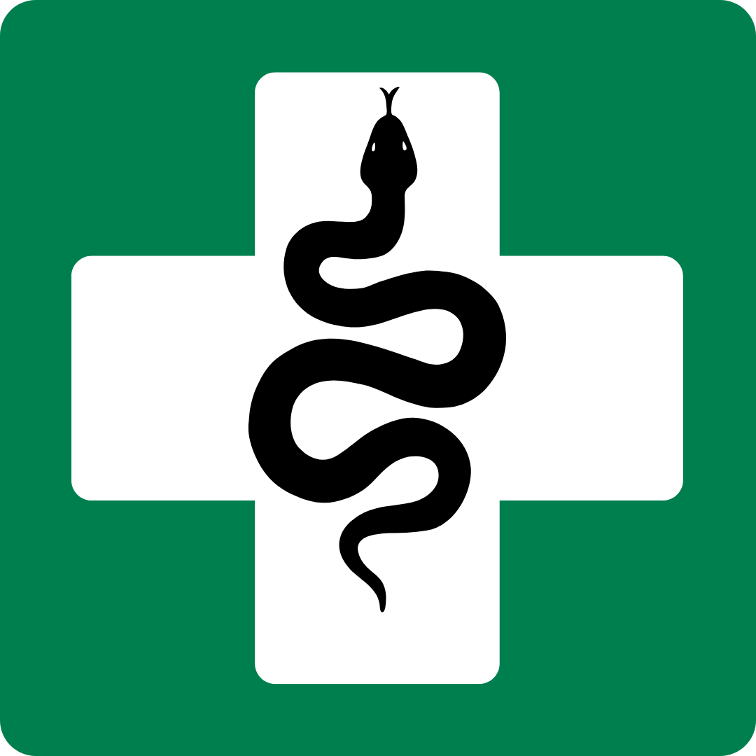 Snake Bite First Aid Velcro Patch Green and White – Assurance First Aid ...
